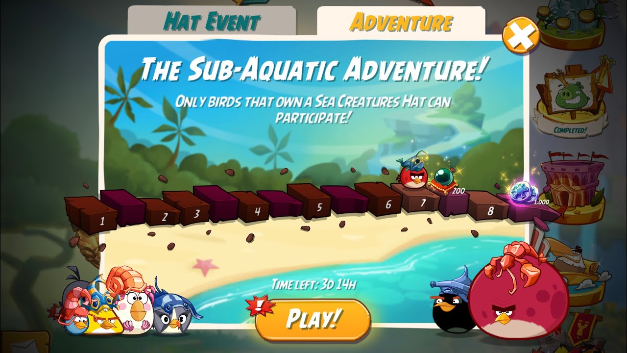 The Sub-Aquatic Adventure - Level 7 with all birds - Angry Birds 2 ...