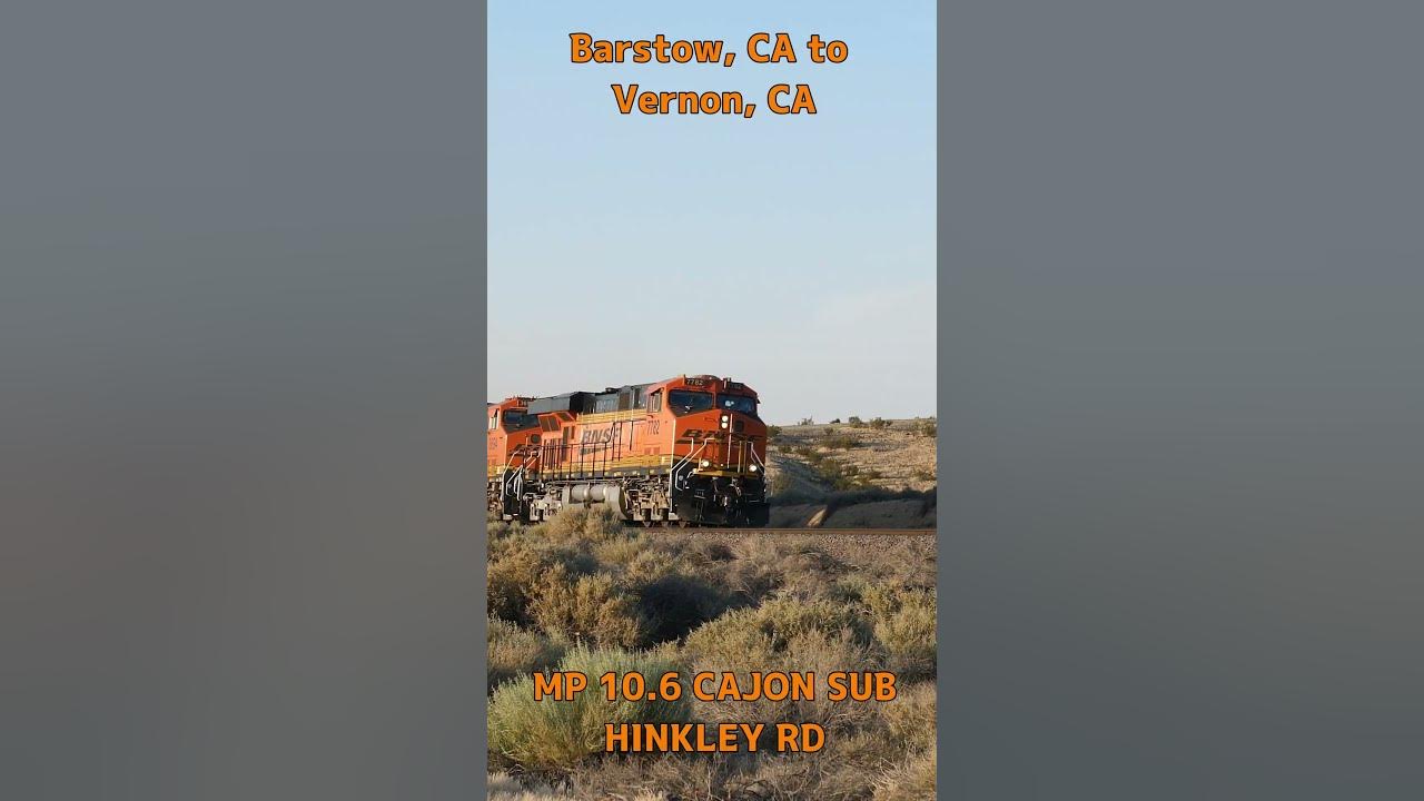 BNSF 7782 WB H-BARVRN Barstow, CA to Vernon, CA 5-30-2024 - YouTube