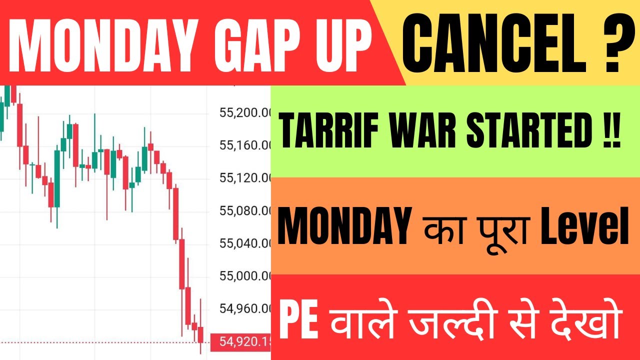 Monday Market कैसा रहेगा | gift nifty live | banknifty gap up or gap ...