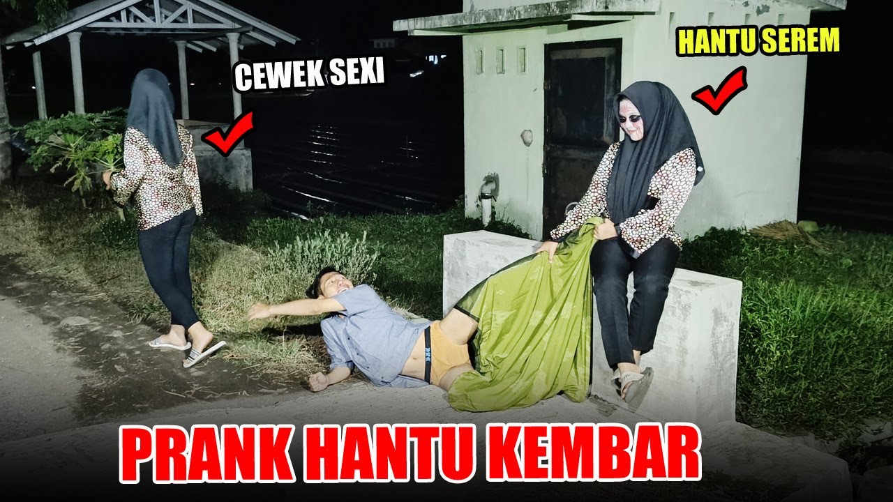 PRANK HANTU TERBARU | DUO KEMBAR BIKIN RUSUH TENGAH MALAM | FUNNIEST ...
