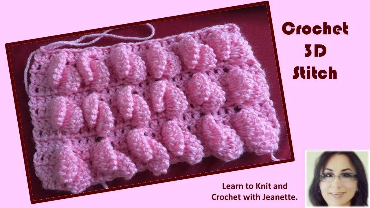 Crochet 3D Stitch - YouTube