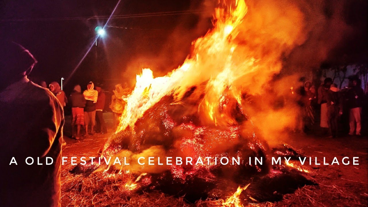 A old festival celebration in my village - YouTube