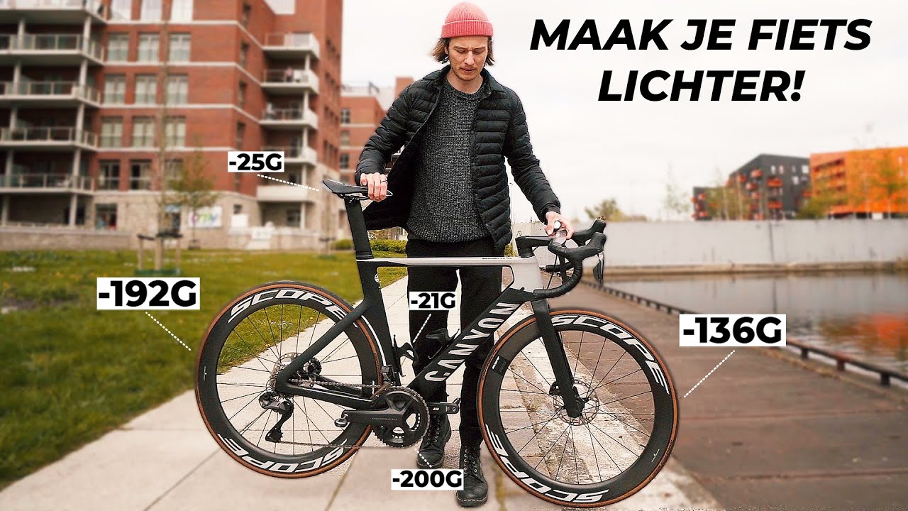 HOE MAAK JE JE FIETS LICHTER? - een heel wetenschappelijke gids. - YouTube