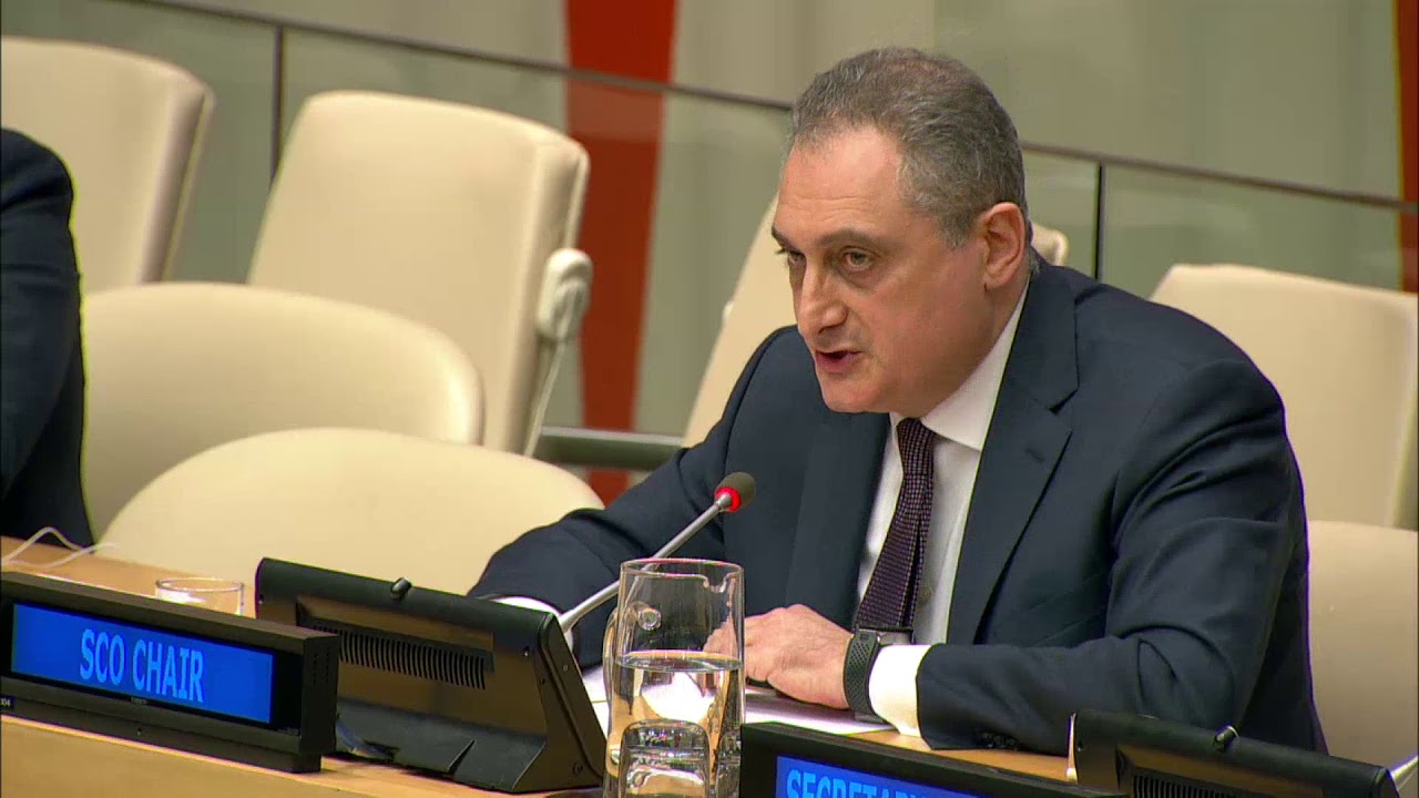 Statement by Igor Morgulov at the UN-SCO High-Level Event - YouTube