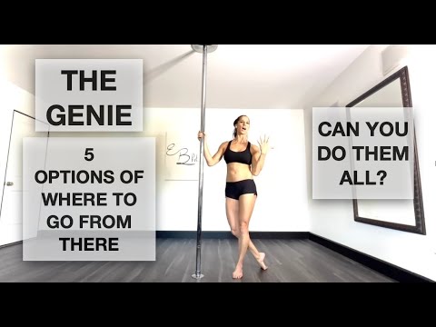 Genie Exit Options - Pole Dancing Tutorials by ElizabethBfit - YouTube