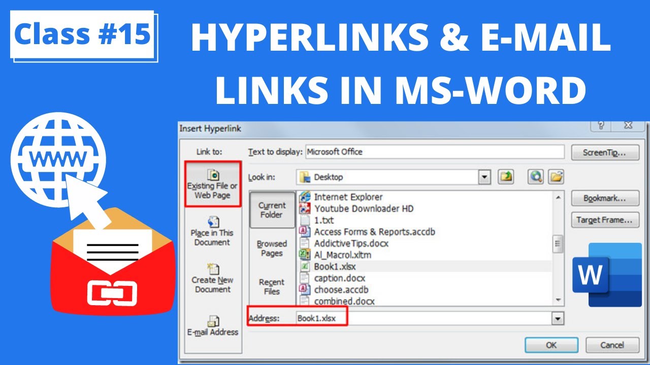 Hyperlink In MS Word Email Link Into Word Document Class 15 YouTube hyperlink-in-ms-word-email-link-into-word-document-class-15-youtube