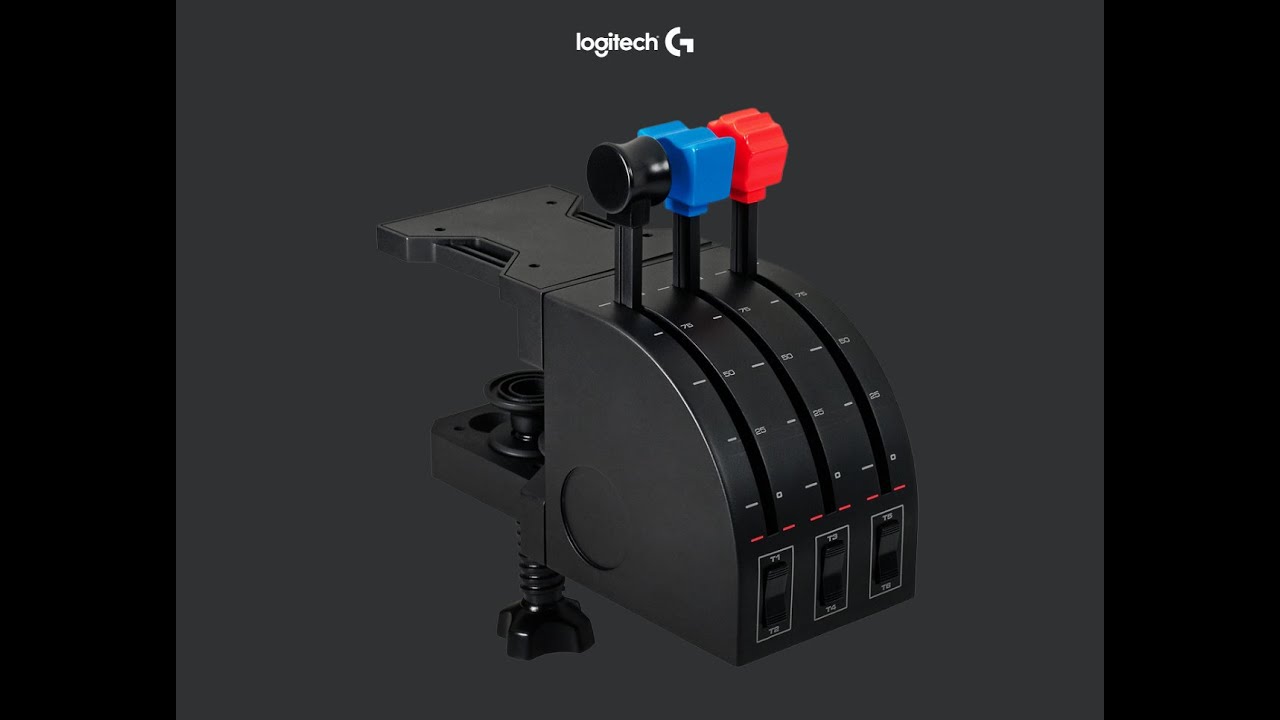 Logitech G Saitek PRO Flight Throttle Quadrant, Unboxing and Setup ...