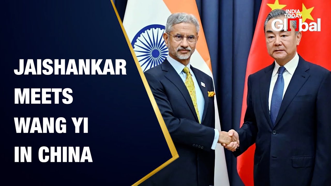 LIVE: Jaishankar Meets Wang Yi in Beijing, Emphasizes De‑Escalation - YouTube