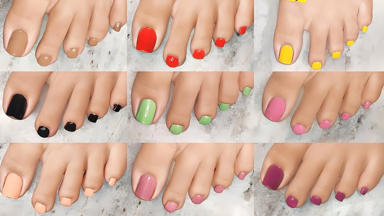 10 Shades you must try this summer | Nail polish swatches | Foot nails ...