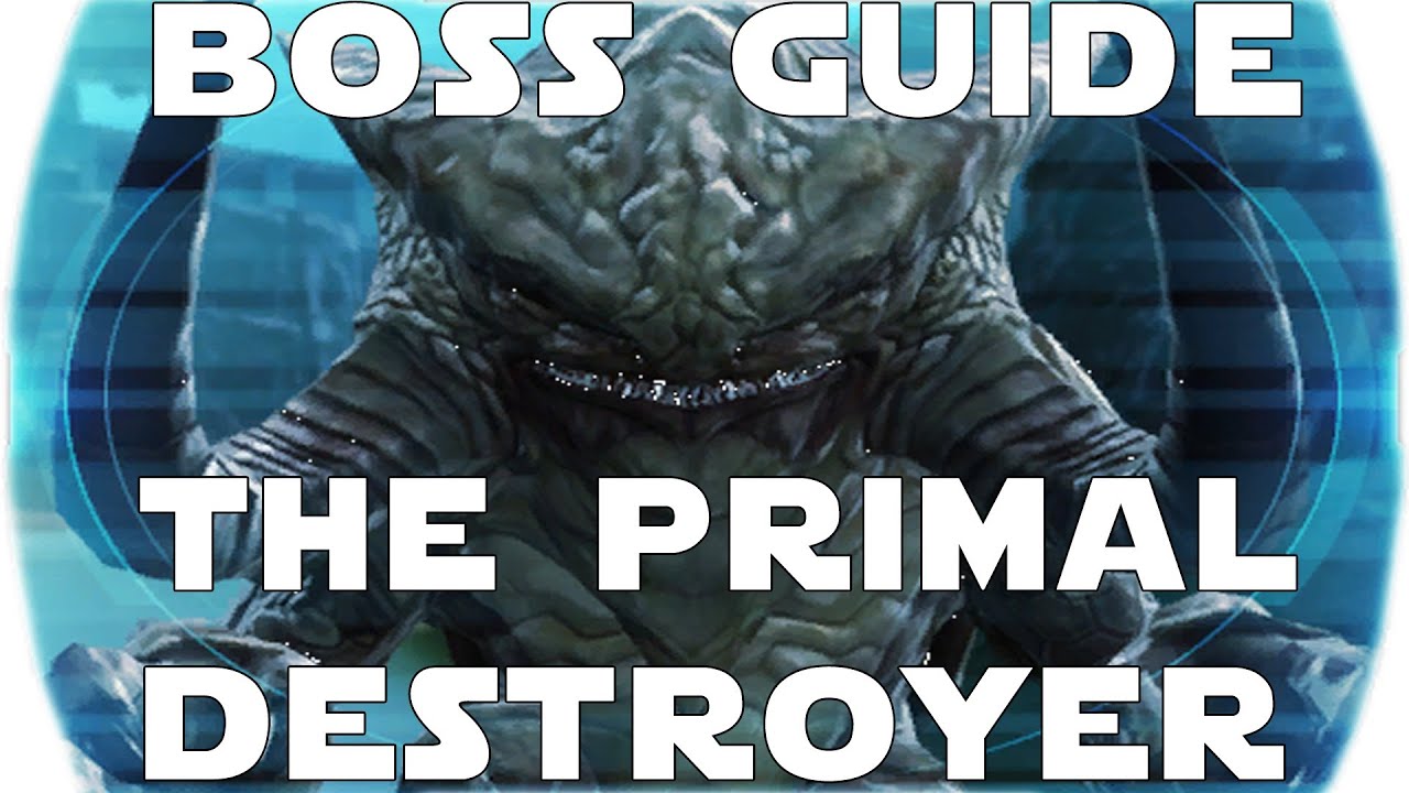 SWTOR World Bosses - The Primal Destroyer Boss Guide - Belsavis - YouTube