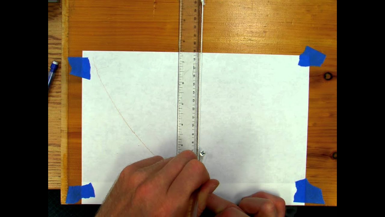 Parabolas1of8 Constructing a Parabola from its definition - YouTube