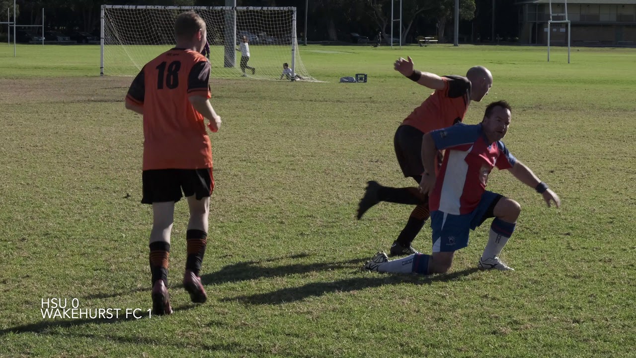 HSU A FC v Wakehurst FC, O35/4 2019 round 10 highlights - YouTube