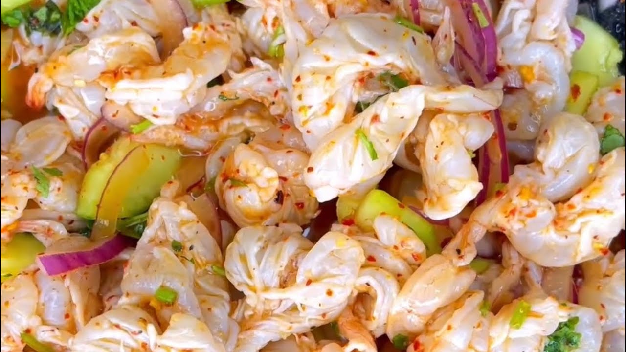 Aguachiles rojos de camarón😋 / Cocinando A la Periqué - YouTube