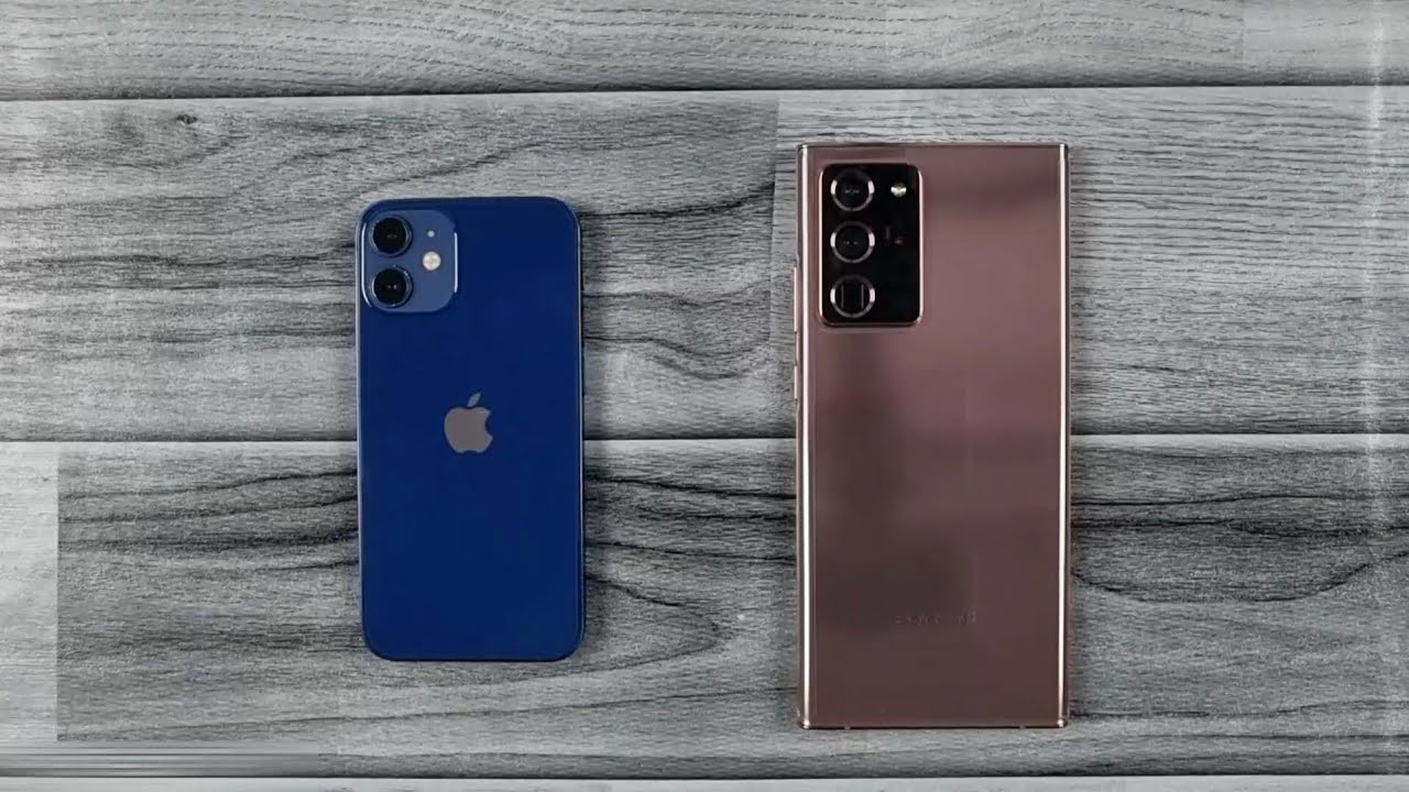 Samsung Note 20 Ultra Vs iPhone 12 Mini | SPEED TEST - YouTube