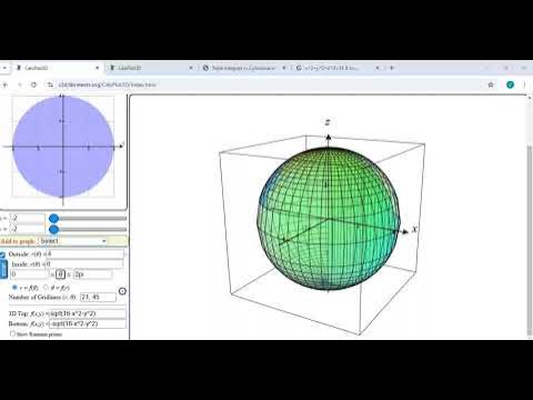 CalcPlot3D: Triple Integral Regions in Cylindrical Coordinates - YouTube