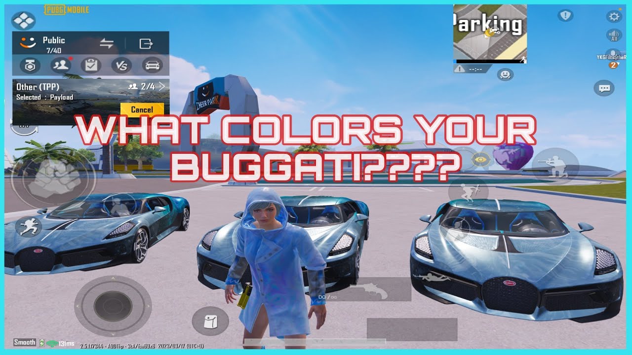 BUGGATI x PUBG COLLAB | Chasing the masterpiece! | WHAT COLORS YOUR ...