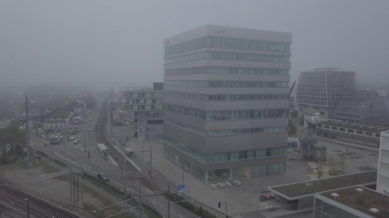 Basel FHNW Dreispitz Freilagerplatz Nebel - YouTube