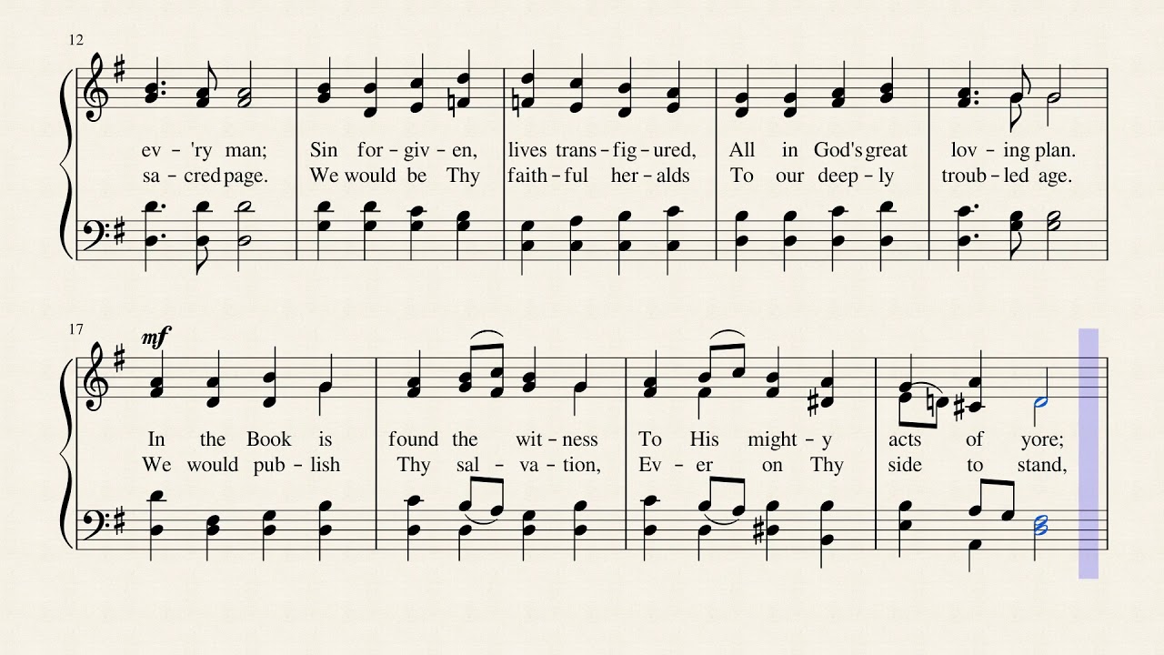 Tell It Out with Gladness (HYMN TO JOY) - YouTube