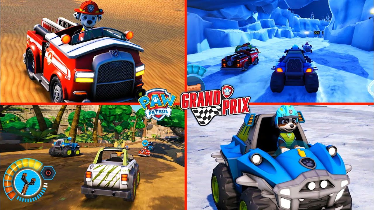 PAW Patrol: Grand Prix All Racing Tracks (PS4, PS5, Switch) - YouTube