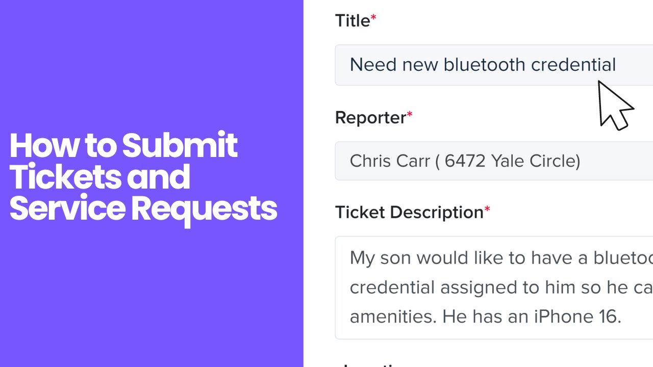 Resident Web Portal | How to Submit Tickets and Service Requests - YouTube
