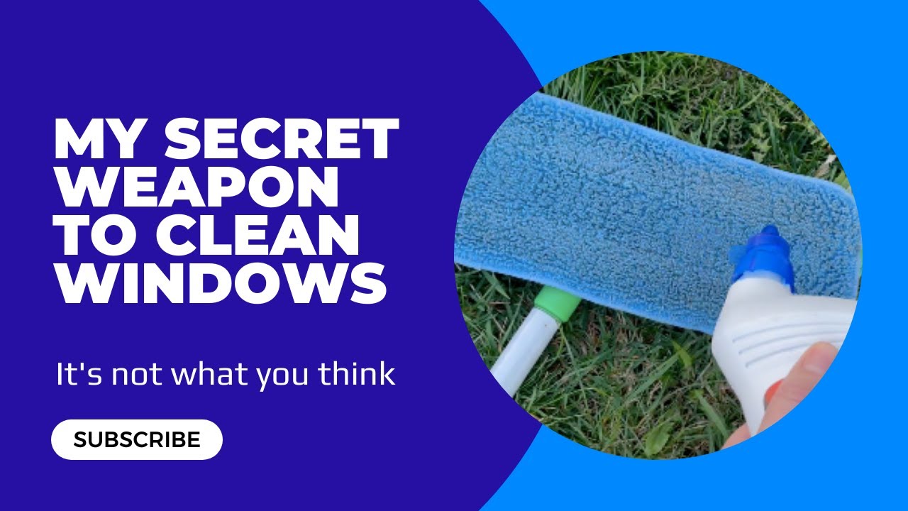 My Secret Weapon to Clean ANY Window! - YouTube