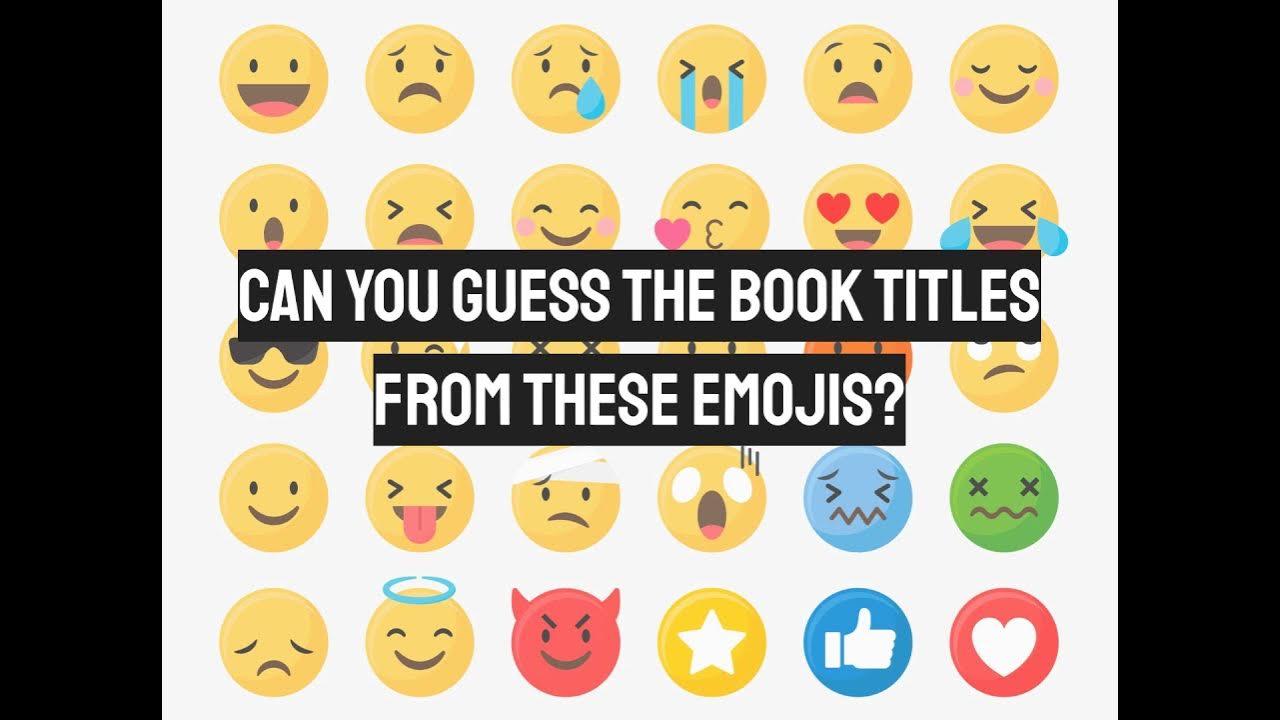 Can You Guess the Book Titles from These Emojis? 🤩 - YouTube