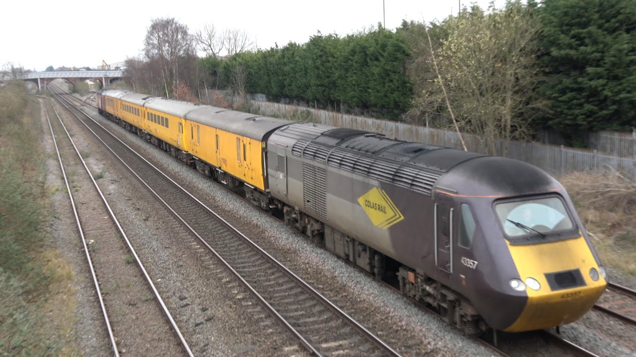 Colas HST Class 43357+43272 On NMT Network rail Test Train On 1Q55 At ...