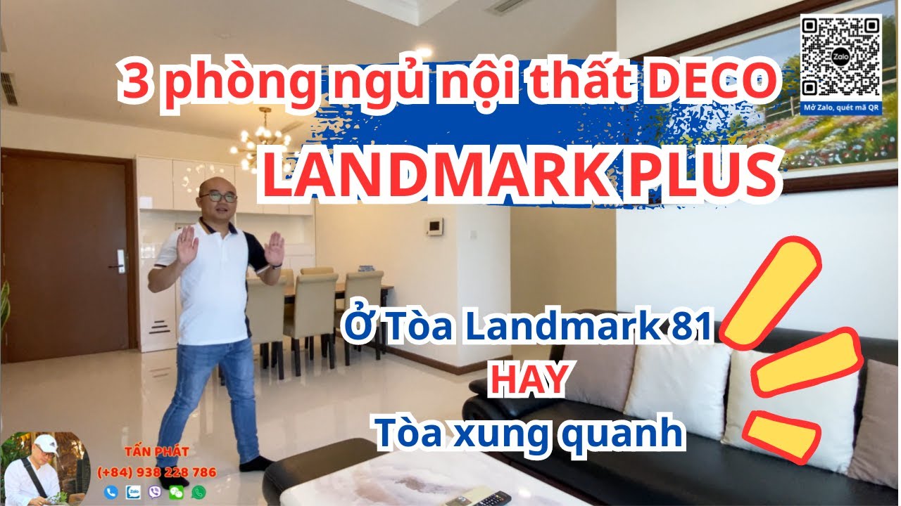 |10| Căn hộ dịch vụ 3 Phòng ngủ tòa Landmark Plus, chọn Thuê tòa ...