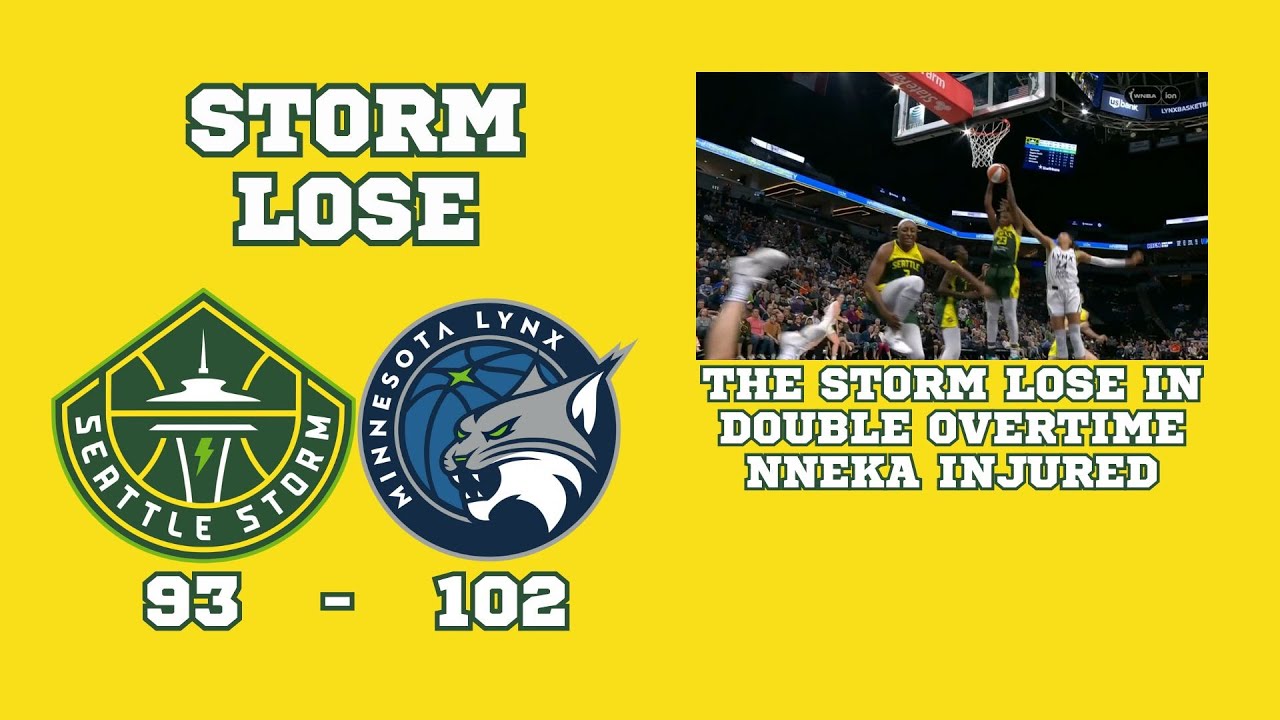 Seattle Storm Game Recap - Hard Fought Game Lost in Double OT to the ...