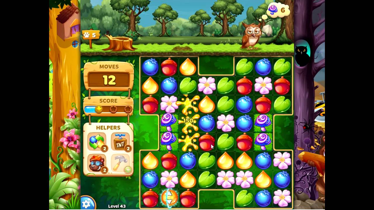 Forest Rescue 2 level 43 NO BOOSTERS - YouTube