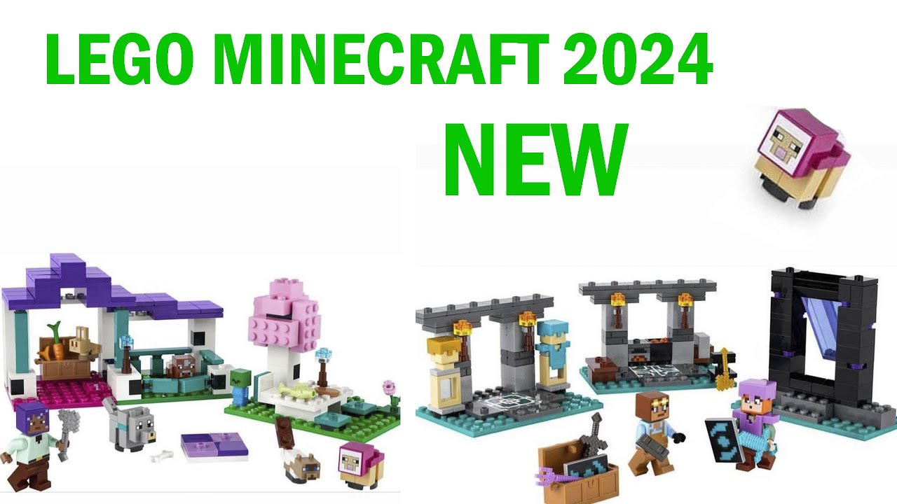 LEGO Minecraft 2024: 2 NEW SETS!!! - YouTube