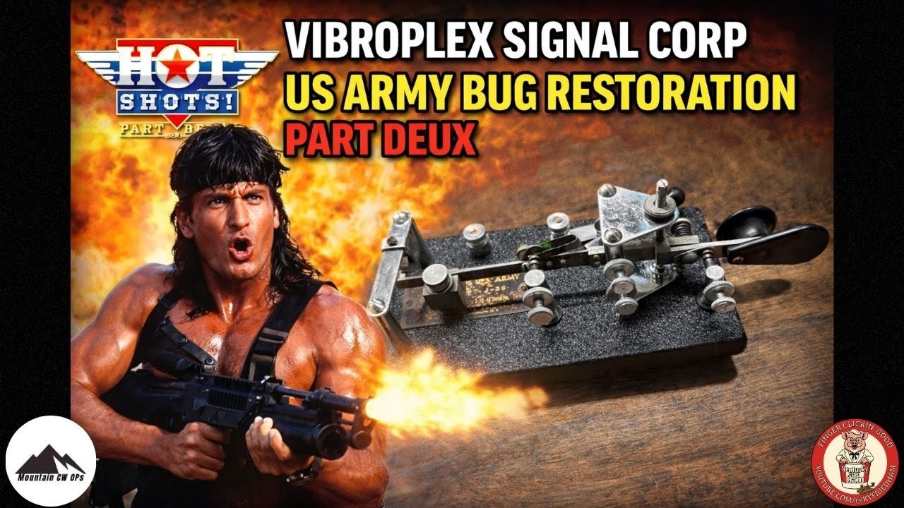 Vibroplex Signal Corp US Army Bug Restoration Part Deux - YouTube