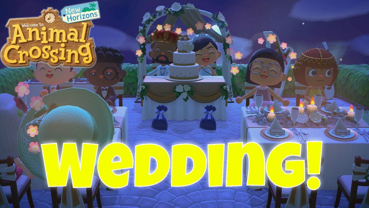Our Animal Crossing Wedding | Animal Crossing New Horizons - YouTube
