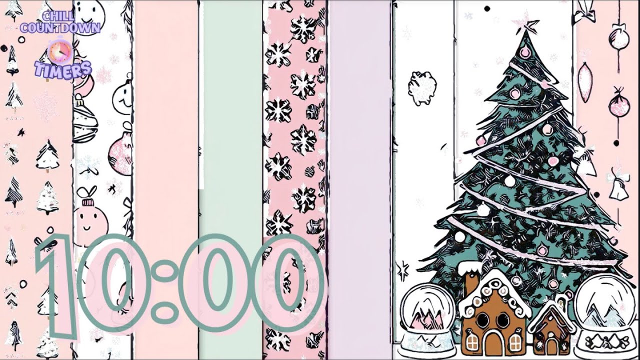 10 Minute Timer with Relaxing music Winter Theme - YouTube