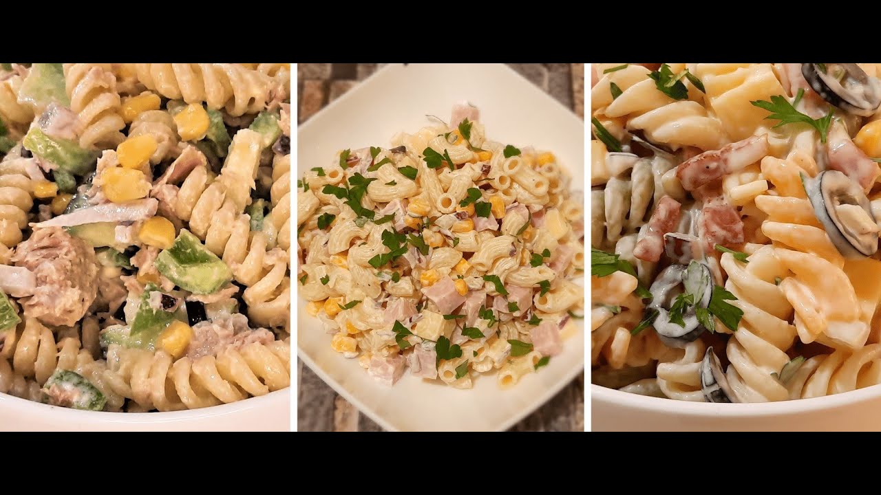 3 IDEI DELICIOASE DE SALATE CU PASTE (Ton, Sunca si Bacon) #paste - YouTube