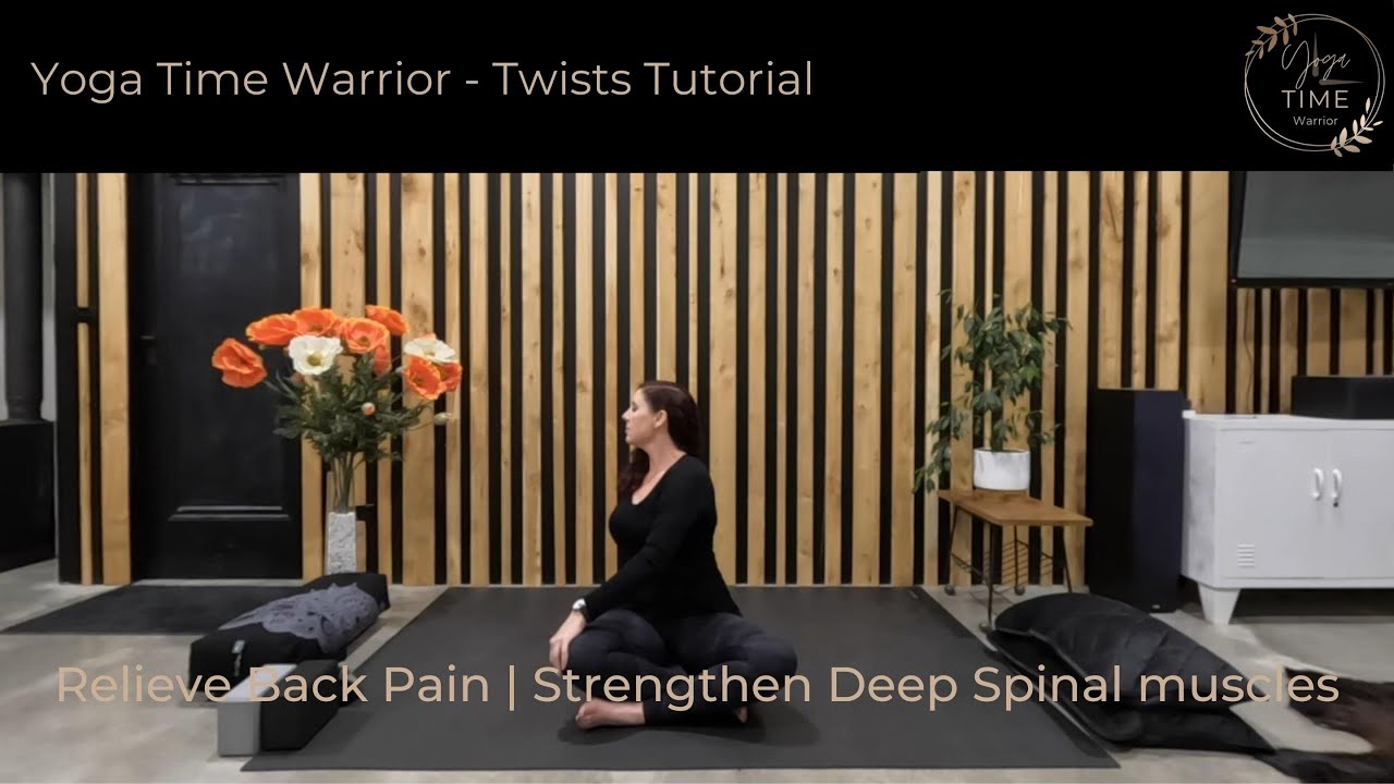 Twists Yoga Tutorial | Beginners Yoga | Yoga For Back Pain | Yoga For ...
