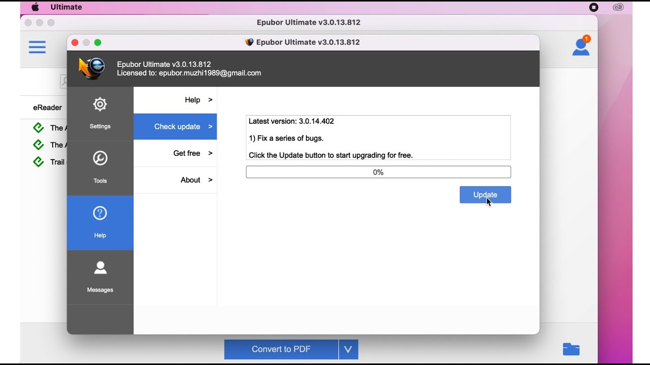 How to Update & Upgrade Epubor Ultimate Free - YouTube