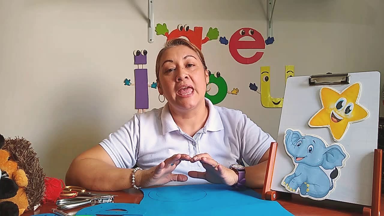 Manualidad con la vocal e - YouTube