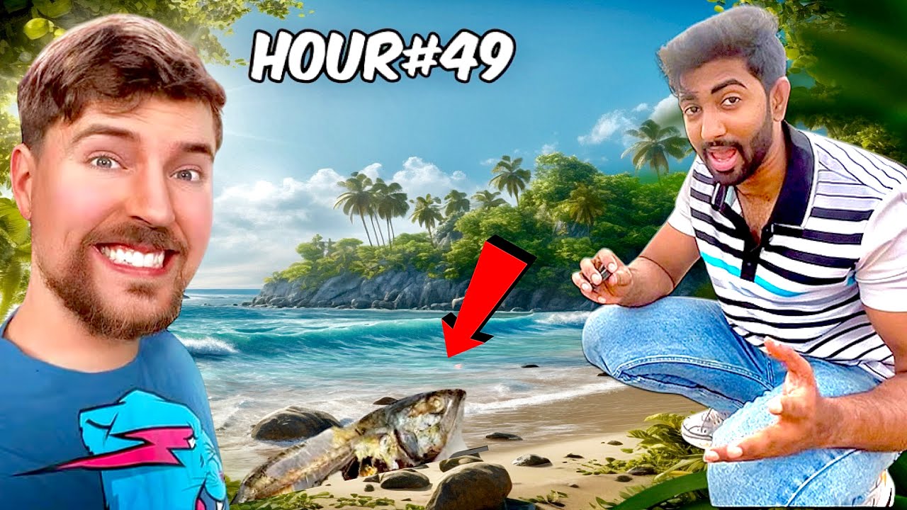 Mr Beast Challenged Me To Survive 24 Hours On Arabic Ocean ...
