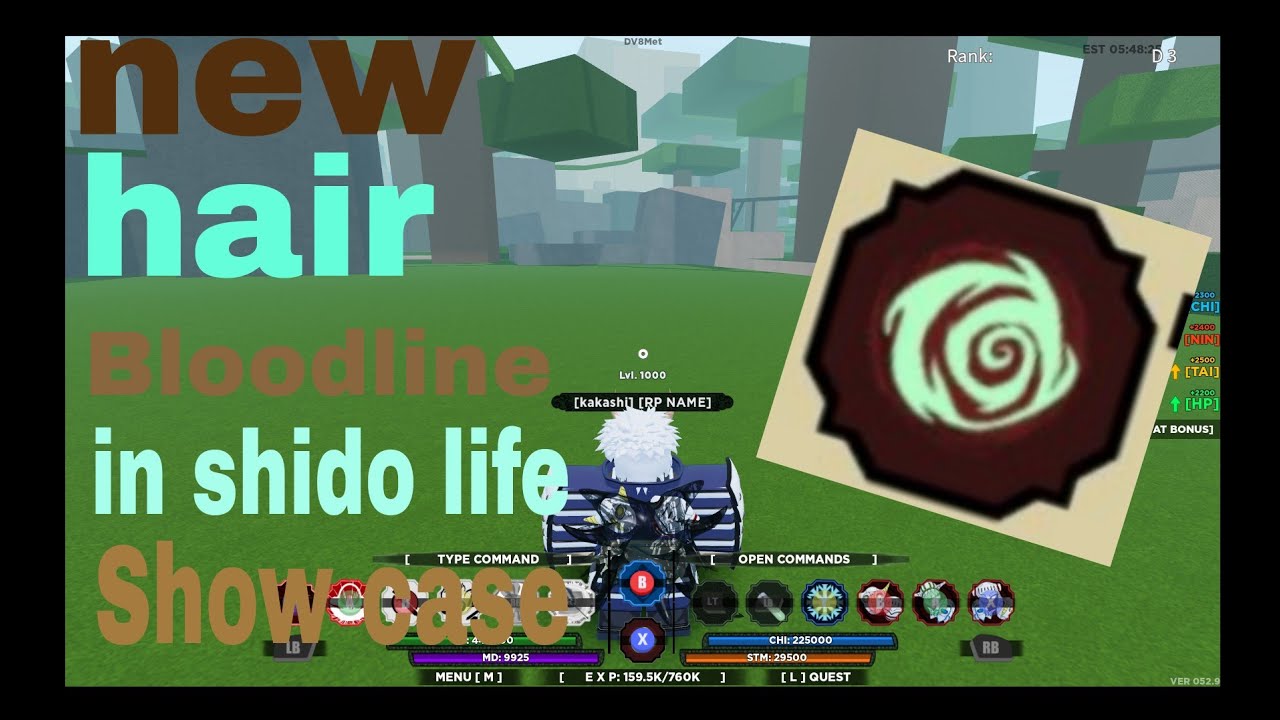 shindo life new hair Bloodline showcase - YouTube