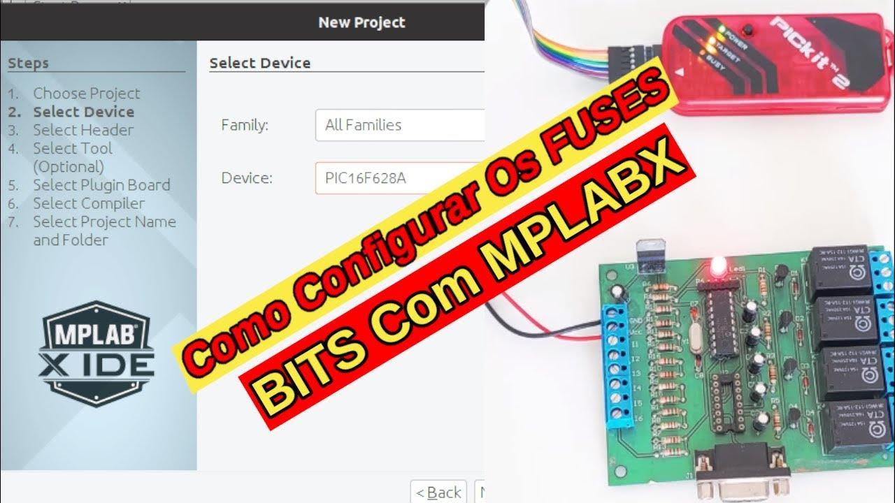 Como Criar um Projeto no MPLAB X - YouTube