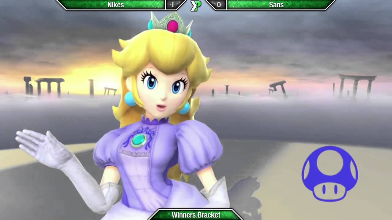 EVAC - Nikes (Yoshi) vs sans (Peach) - Smash 4 - YouTube