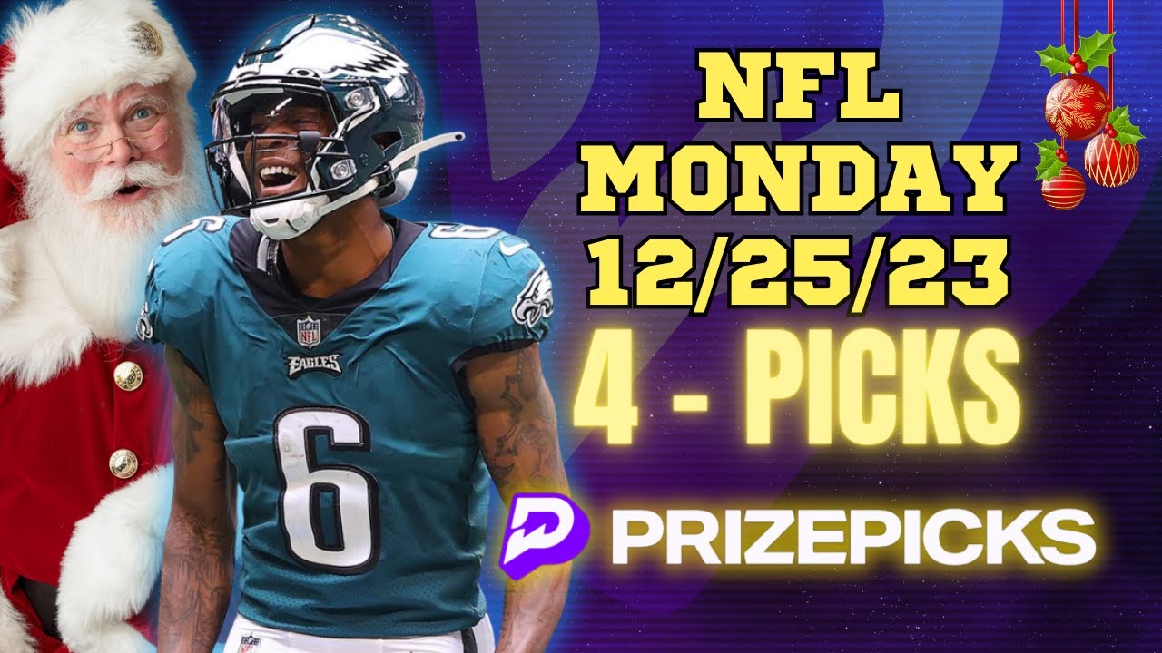 Prizepicks Best Picks Week 16 Nfl Monday 12 25 23 Prop Bets