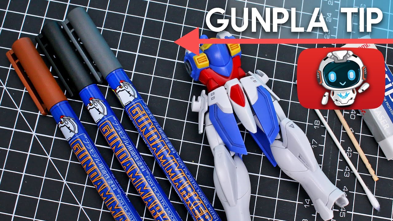 GUNPLA TIP : Gundam Marker Panel Lining - YouTube
