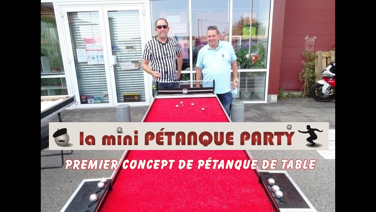 La Mini Pétanque Party - La Pétanque de Table Déboule chez Vous ! - YouTube