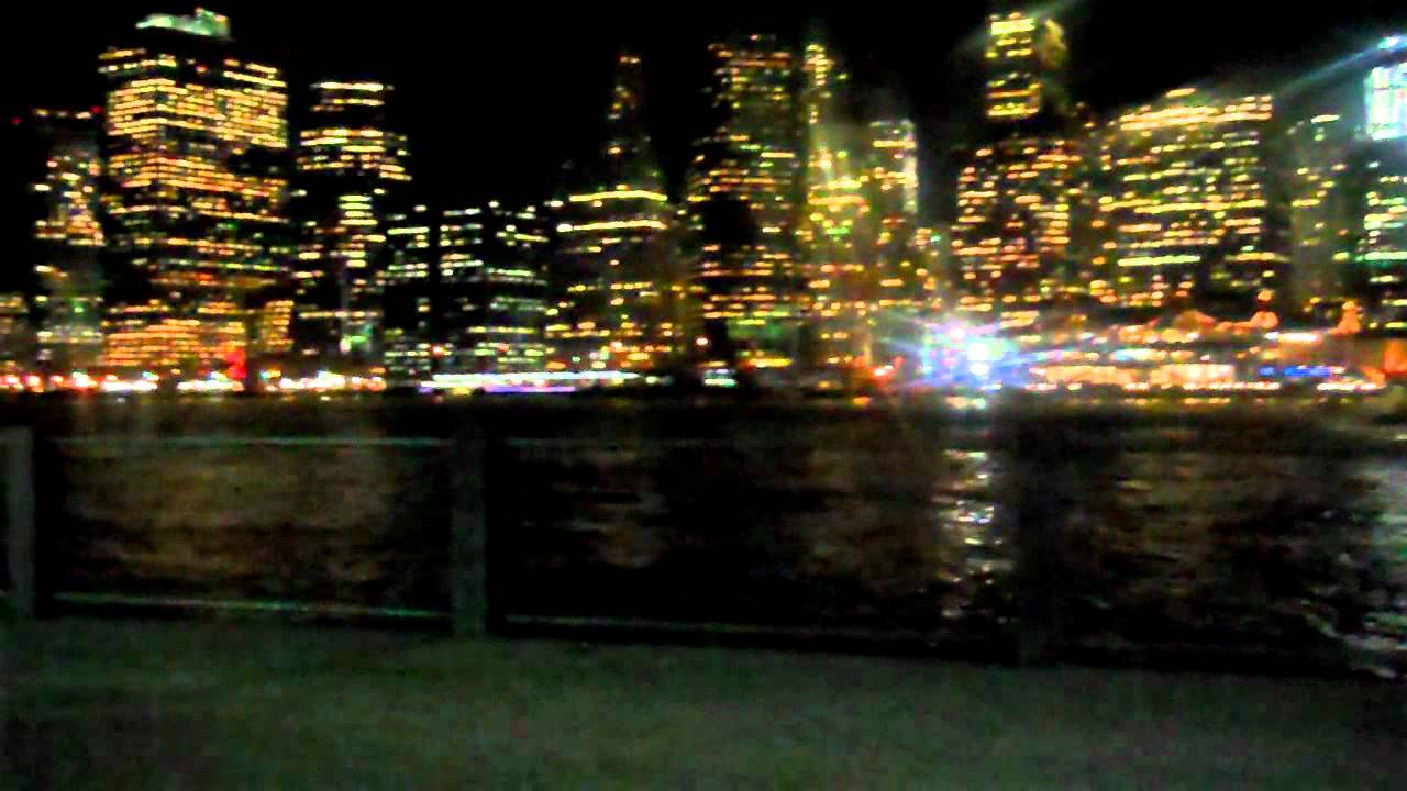 BROOKLYN PROMENADE AT NIGHT - YouTube