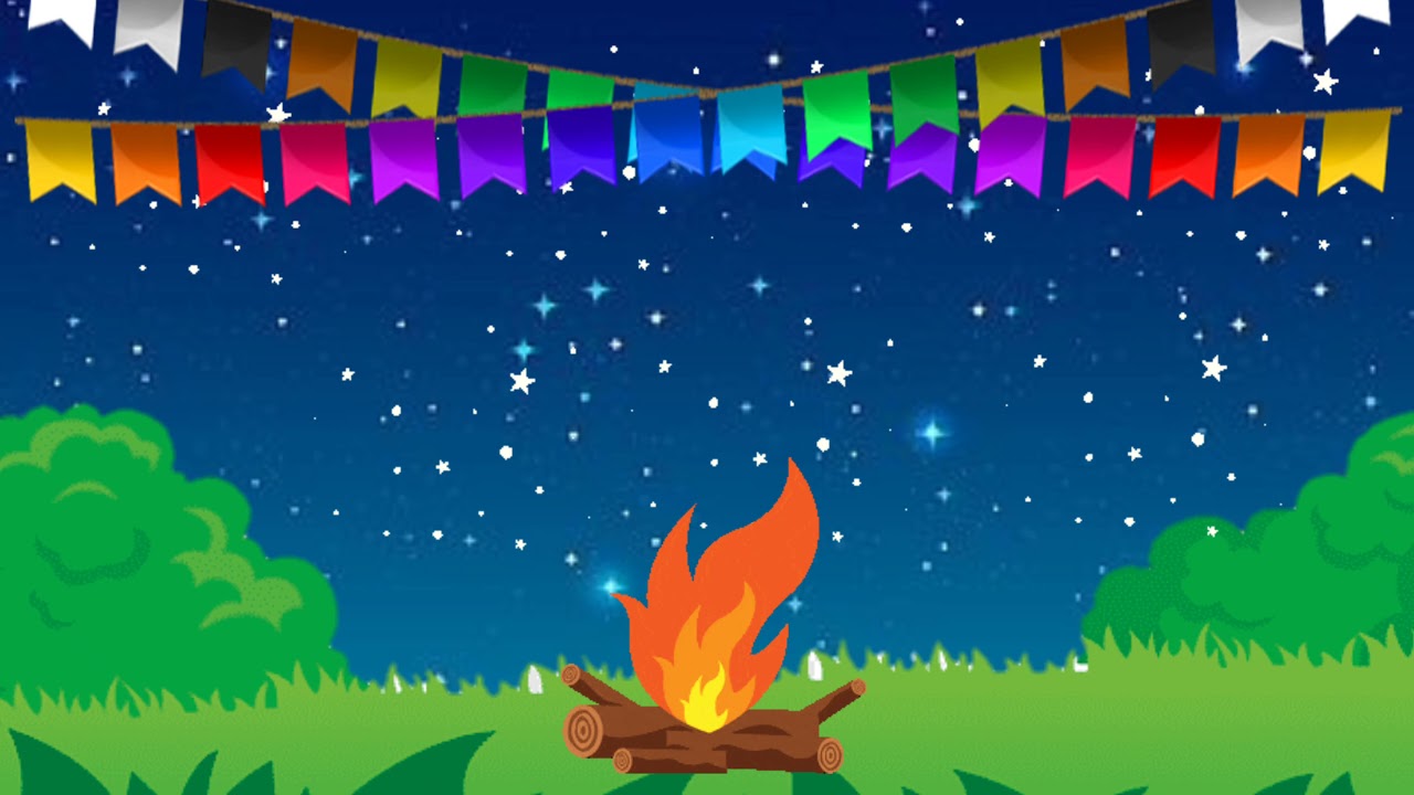 Background Festa Junina - Fundo noite de São João - YouTube