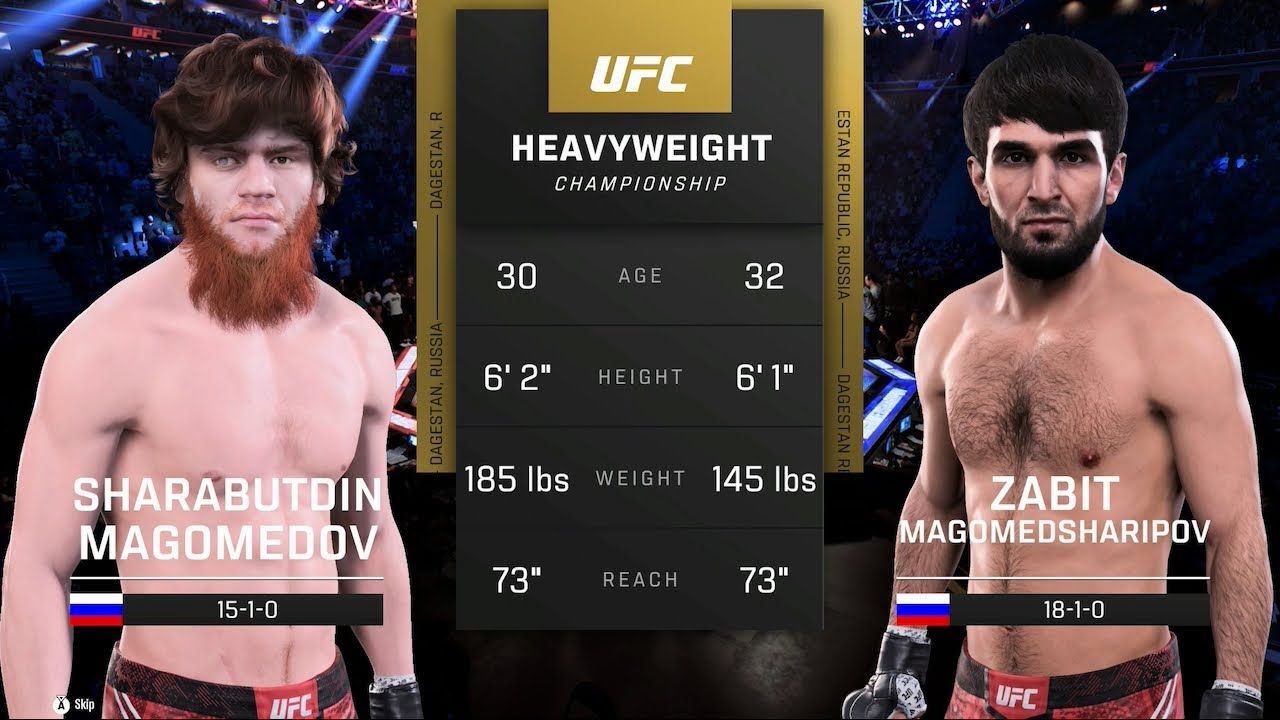 Sharabutdin Magomedov vs. Zabit Magomedsharipov Full Fight - UFC 5 ...