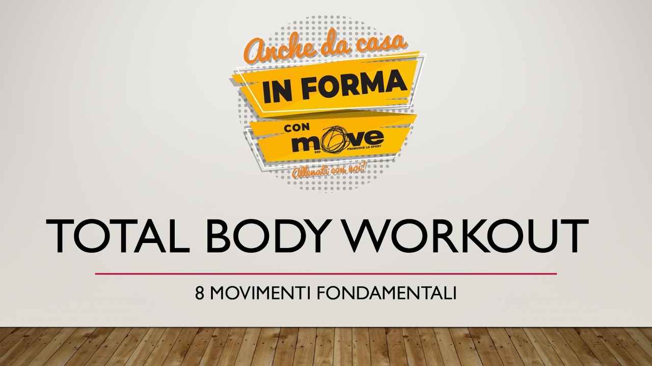 TBW Total Body Workout - 8 fondamentali con Giulia - YouTube
