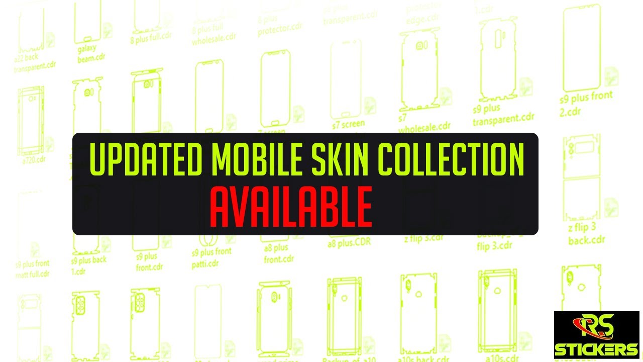 Mobile Skin - Updated Collection | RS STICKERS - YouTube